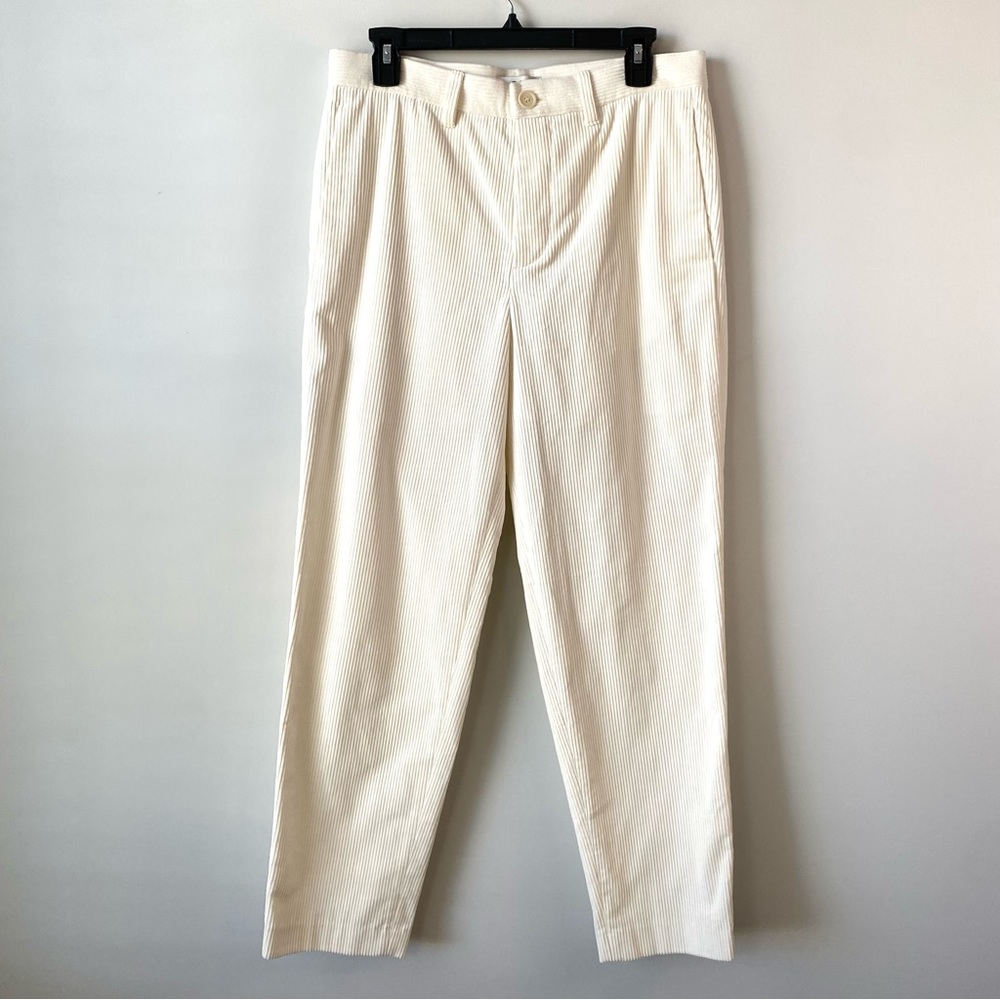 Cos Corduroy Trousers Ivory 30 Regular - Gem